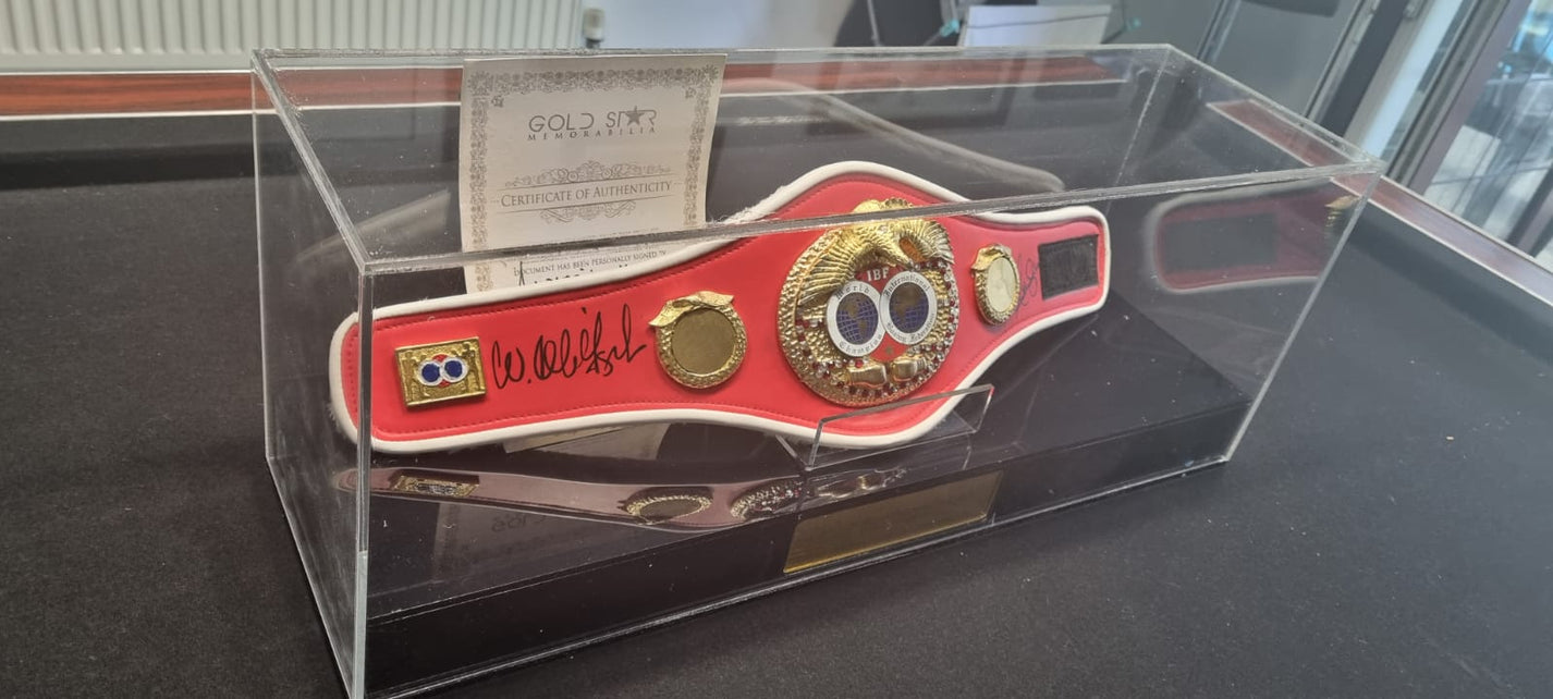 Boxing Belt Display Case For MINI Belt – Acrylic Display uk